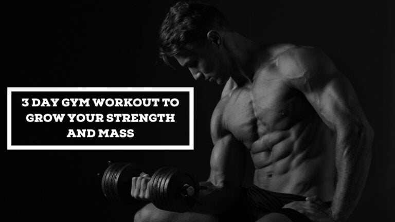 3 Day Gym Workout Routine (The Ultimate Guide w/ Free PDF) - The ...