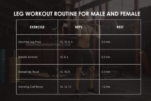 12 Week Leg Workout Routine for Men and Women w/PDF