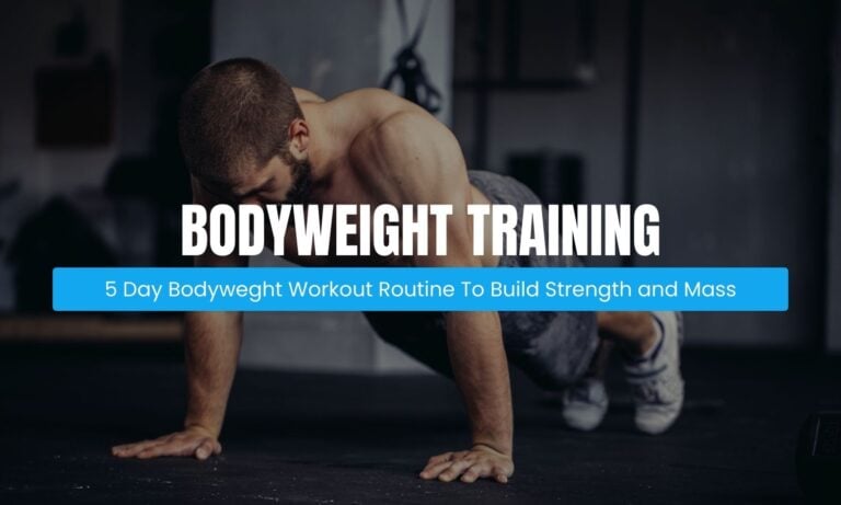 5 Day Bodyweight Workout Routine to Get Athletic w/ PDF - The Fitness ...