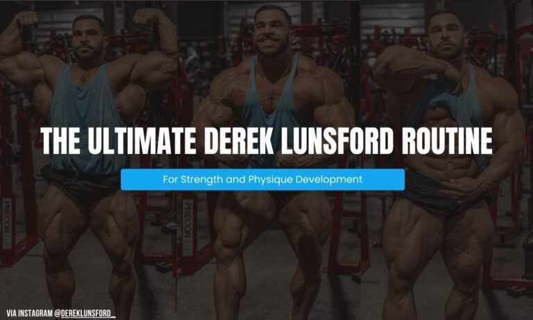 The Best 12-Week Derek Lunsford Workout Routine W/ PDF - The Fitness ...