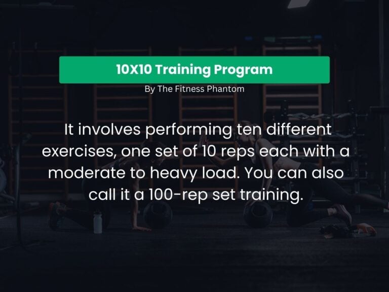 The Ultimate 10x10 Workout Plan for Strength and Mass W/ PDF - The ...