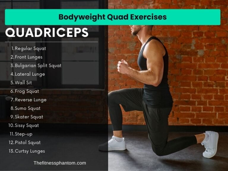 Full List of Bodyweight Exercises by Muscle Group with PDF - The ...