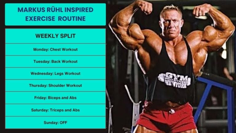 Markus Rühl Inspired Bodybuilding Workout Plan (Download PDF)