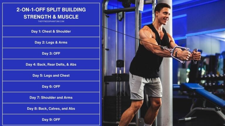 2 Days On 1 Day Off Workout: 9-Day Split for Building Muscle